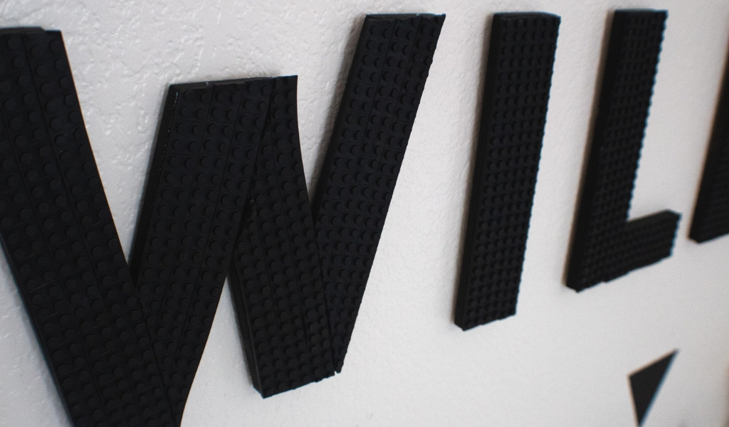 DIY Lego Letters Wall Art for Lego Room - Happy Joyful Home